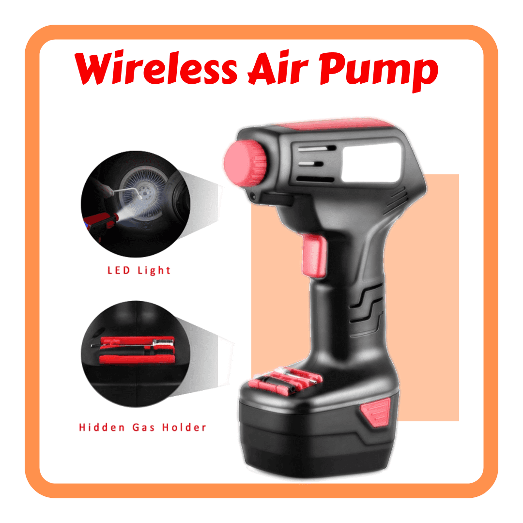 Cordless Air Compressor Inflator with Digital LCD [Wireless Air Pump]🆕 ...